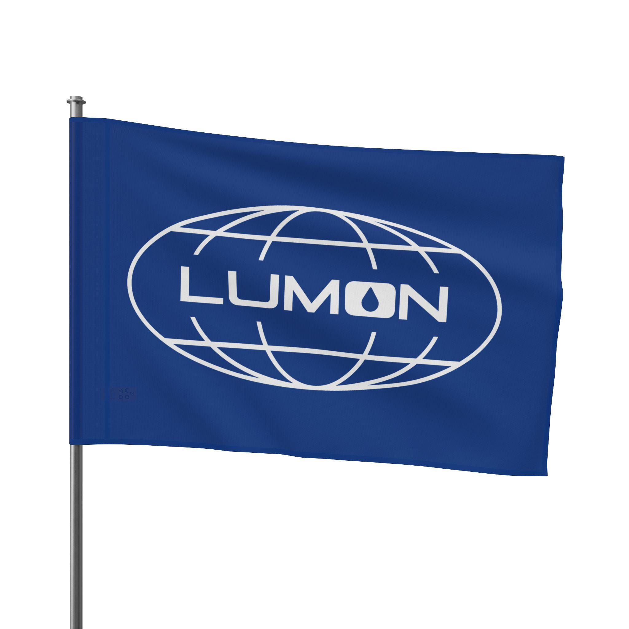 Lumon Flag, Navy Blue With White Logo, Severance-inspired Polyester ...