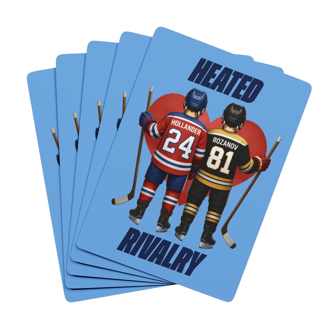 Heated Rivalry Playing Cards - Hockey Romance Show Fan Poker Deck ...