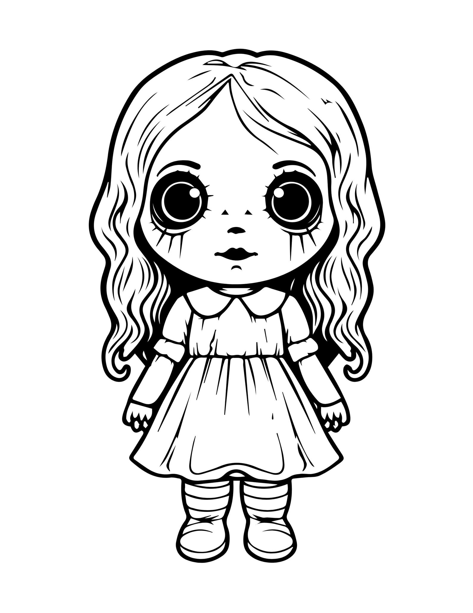 Oddities Coloring Pages- Over 100 Creepy Cute, Unsettling, and Offbeat ...