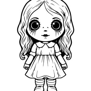 Oddities Coloring Pages- Over 100 Creepy Cute, Unsettling, and Offbeat ...