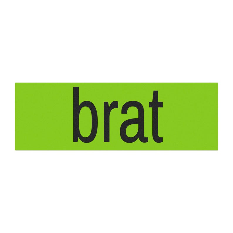 Brat Summer Car Magnet 3 Sizes Available, Custom Magnet With Bold Font ...