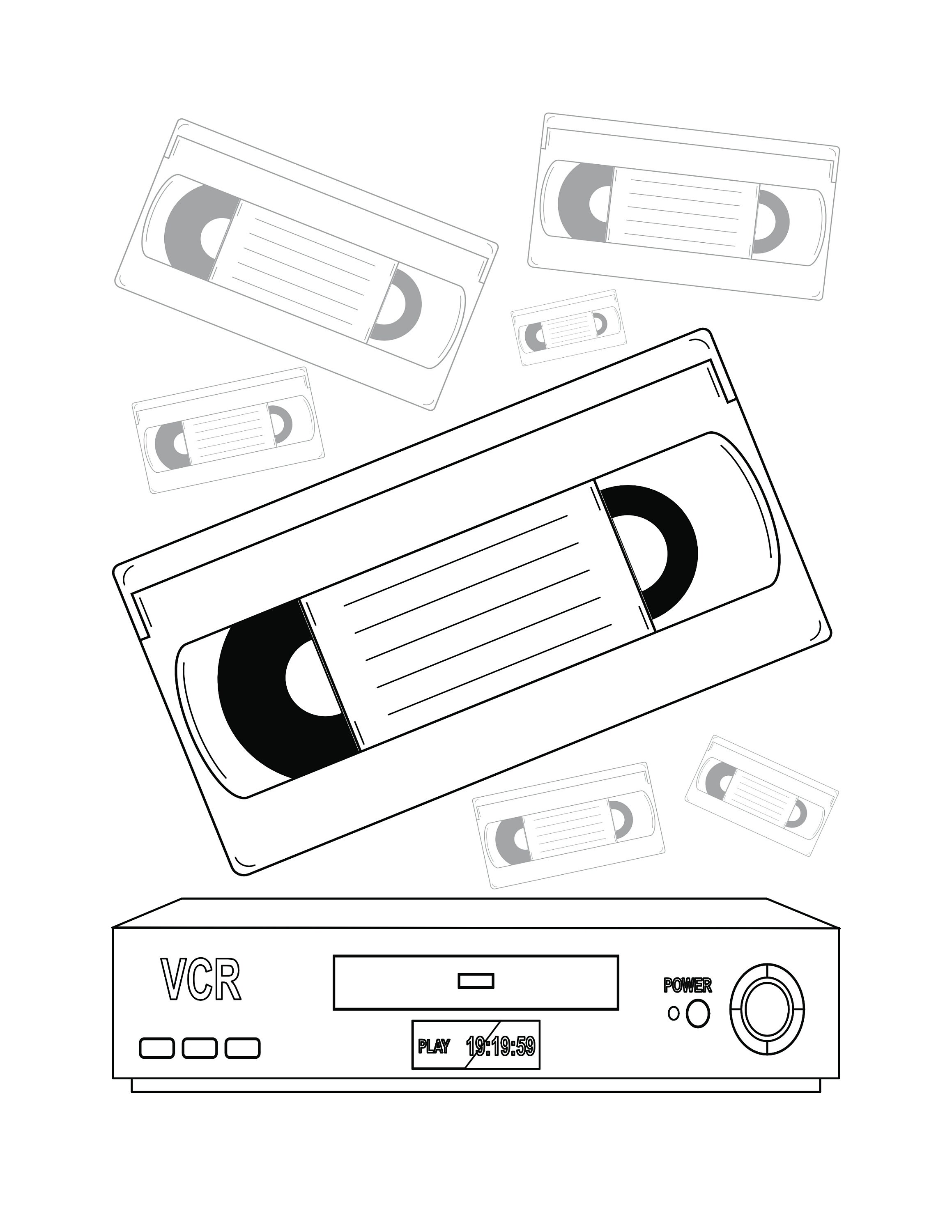 Printable 90's Coloring Pages - Etsy