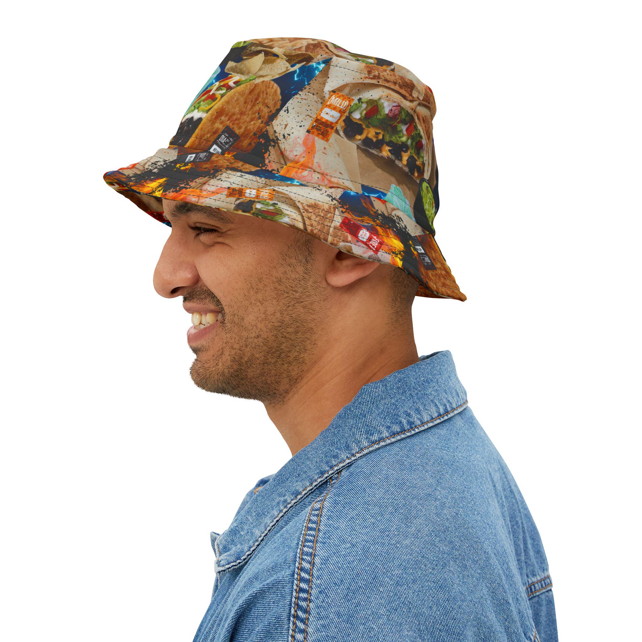 Taco Bell Retro Bootleg Design Bucket Hat- Two Sizes Available ...