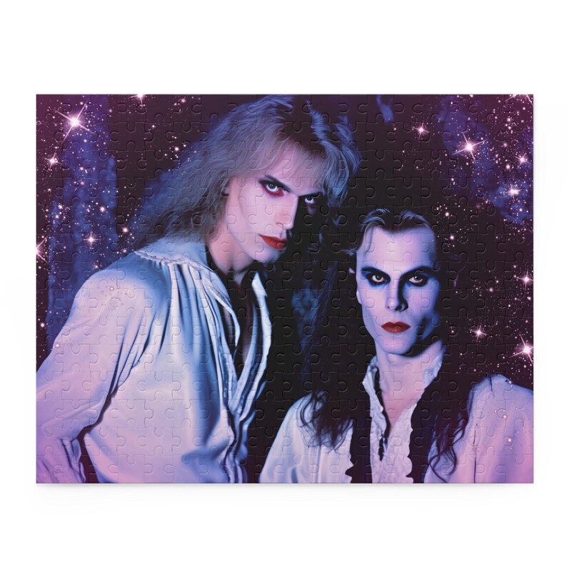 Glam Vampires 80s Puzzle | Retro Male Rock Stars With Gothic Makeup ...