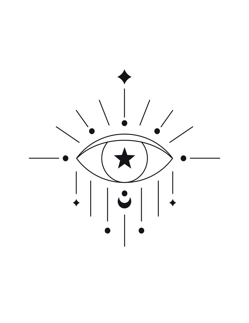 Printable Celestial Coloring Pages - Etsy