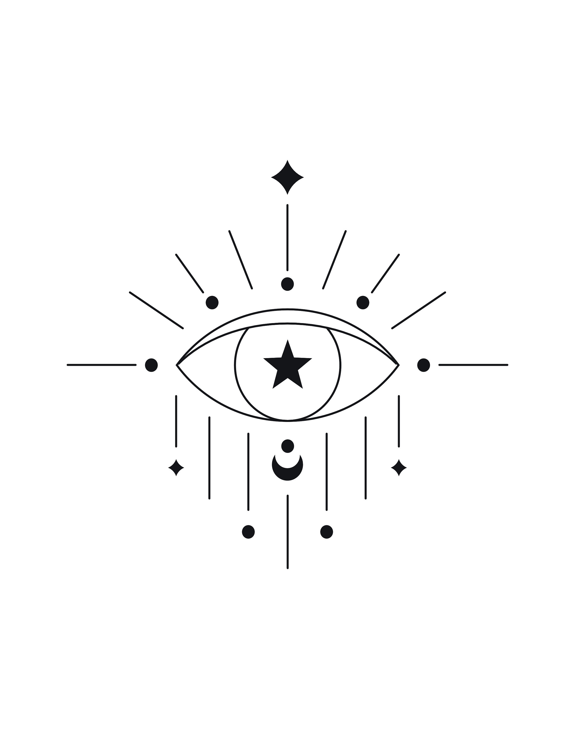 Printable Celestial Coloring Pages - Etsy