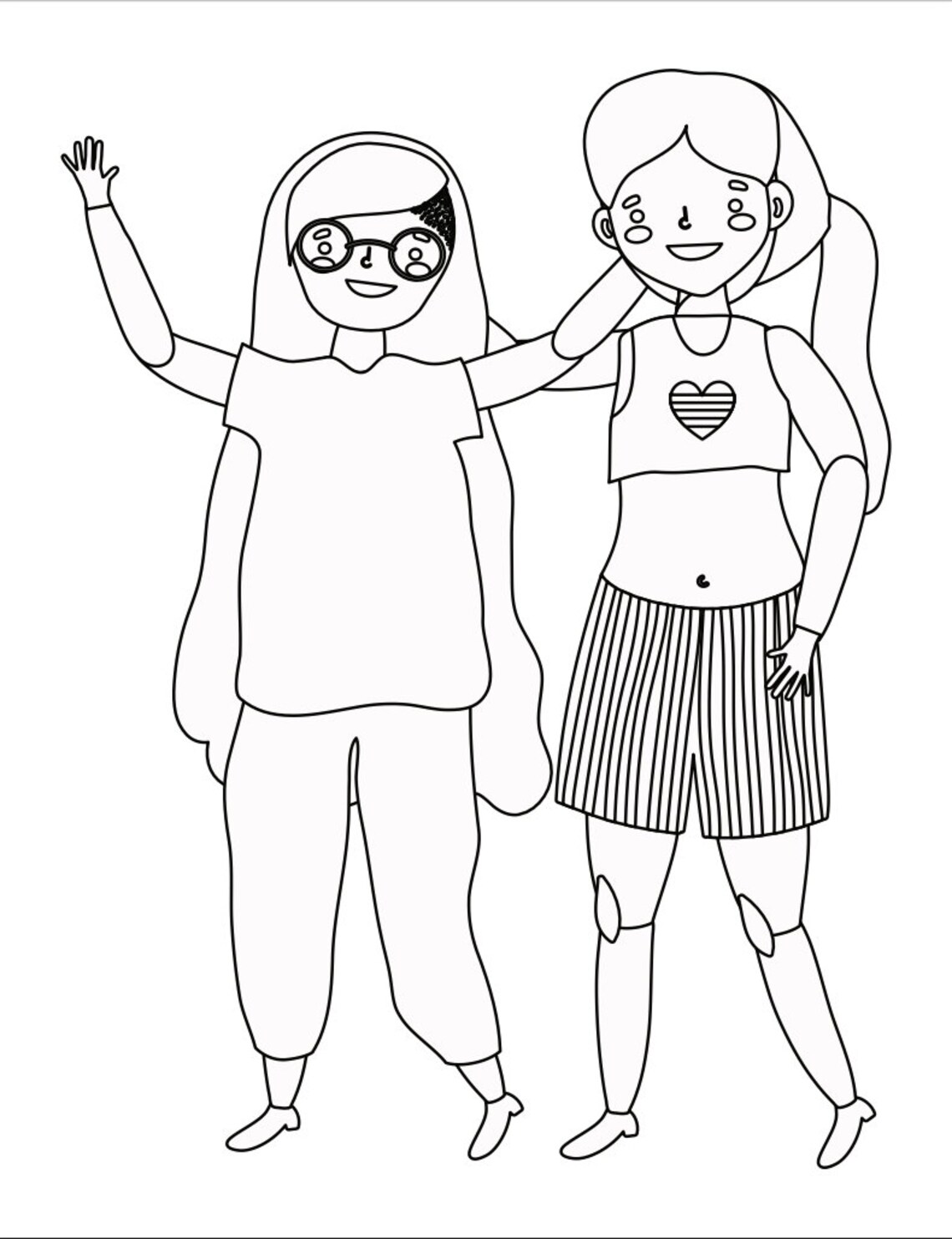 PRIDE Coloring Pages to Celebrate LGBTQIA Pride Instant Download PDF ...