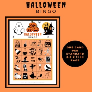 Halloween Bingo! 30 Bingo Cards- Halloween Activity for Spooky & Cute ...