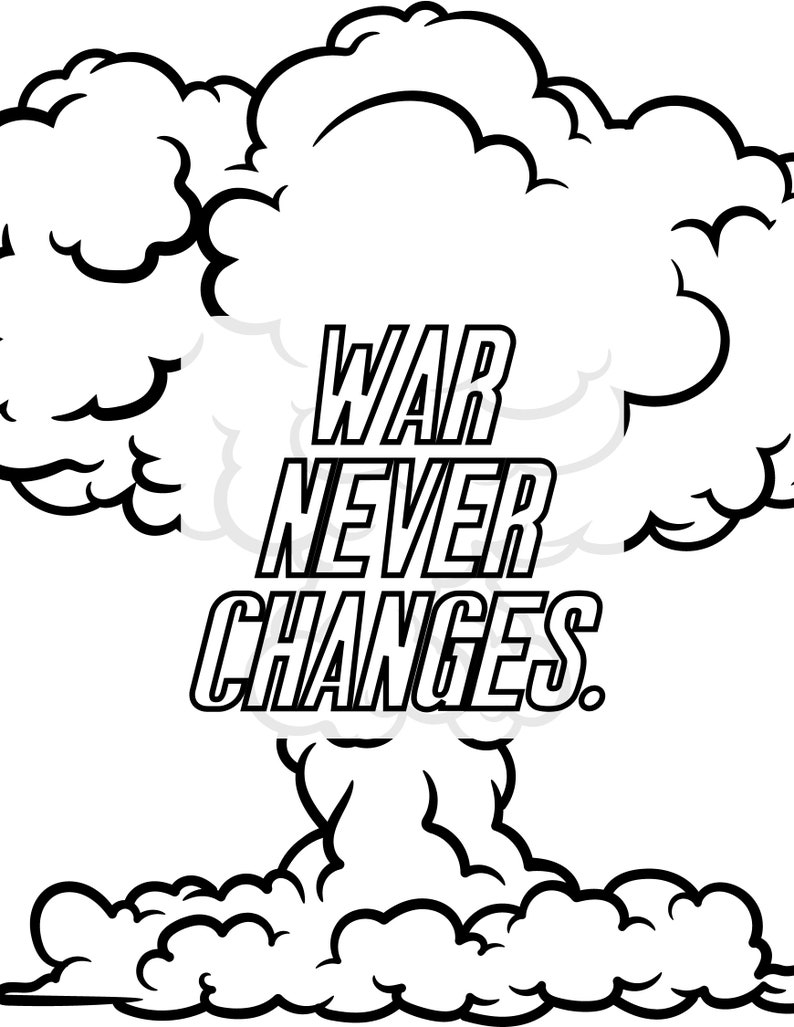 Fallout Coloring Pages- 20 Sheets Inspired by the Popular TV Series ...