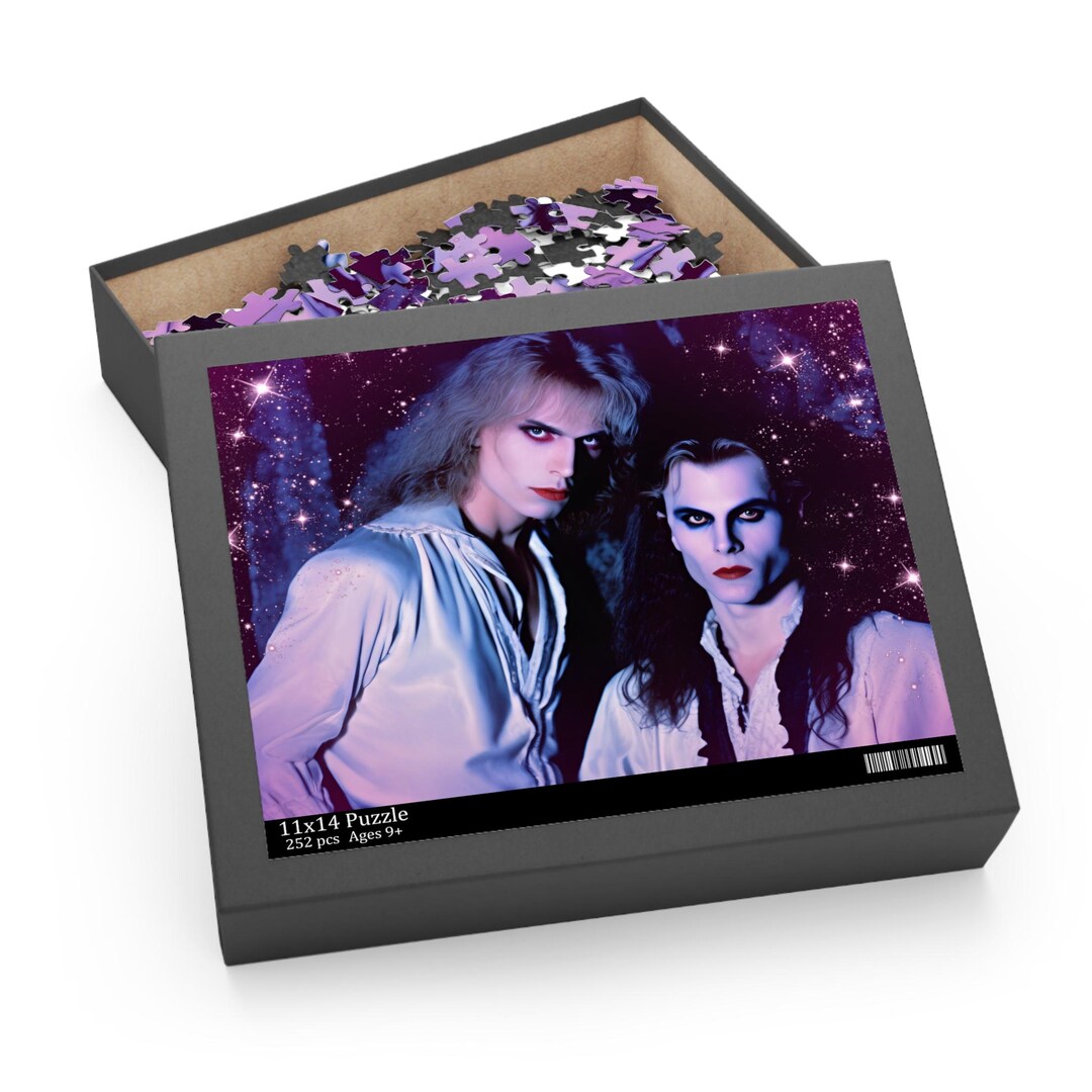 Glam Vampires 80s Puzzle | Retro Male Rock Stars With Gothic Makeup ...