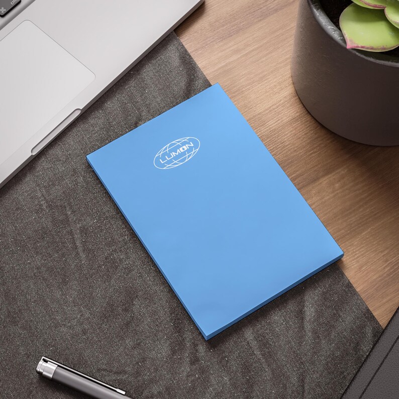 Lumon Logo Post-it® Note Pads - Light Blue Sticky Notes Inspired by ...
