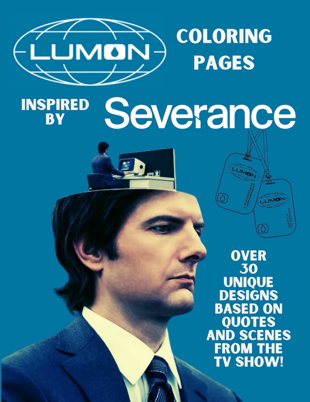 Printable LUMON Coloring Pages for Fans of the TV Show SEVERANCE- 30 ...