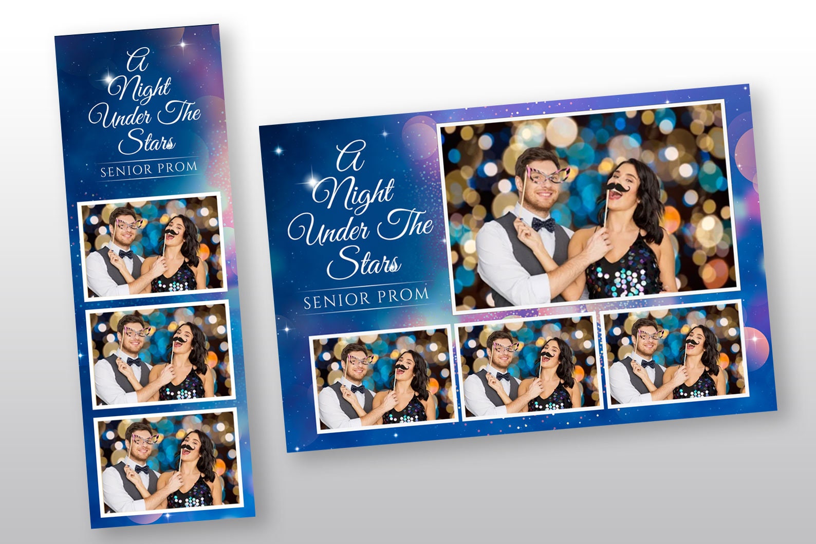 Night Under the Stars Prom Photo Booth Template (PSD, PNG) - Etsy