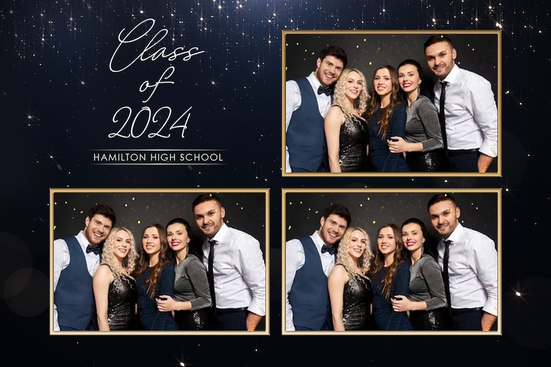 Graduation Party Photo Booth Template PSD, PNG, Easy 100% Editable ...