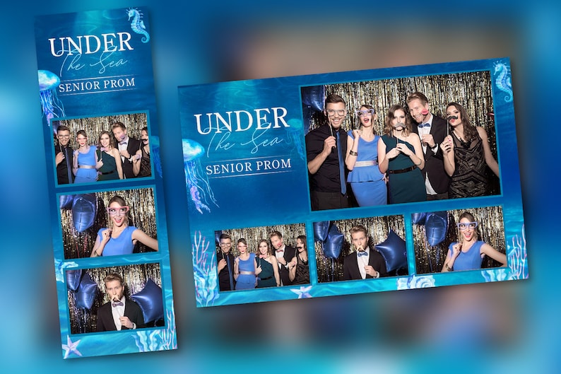 Under the Sea PROM Photo Booth Template PSD, PNG, Easy 100% Editable ...
