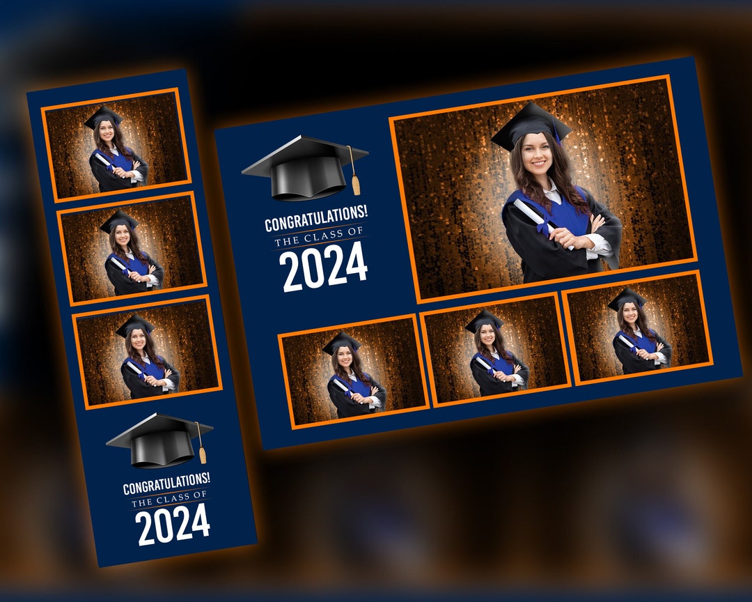Graduation Photo Booth Template CSF Titians PSD, PNG, Easy 100% ...