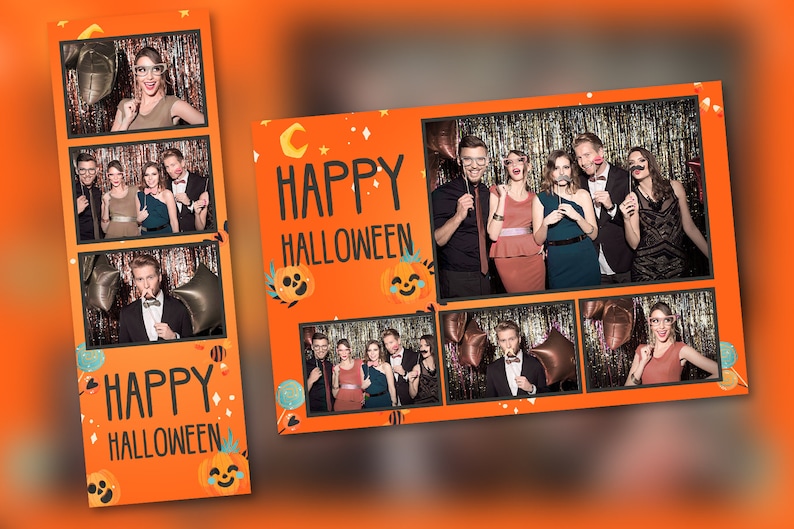 Party Décor Paper & Party Supplies PNG Halloween Photo Booth Template ...