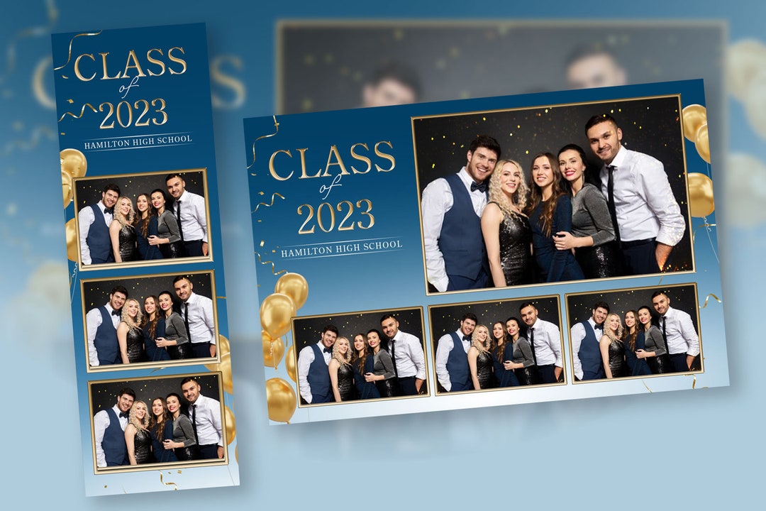 Graduation Party Photo Booth Template PSD, PNG, Easy 100% Editable ...