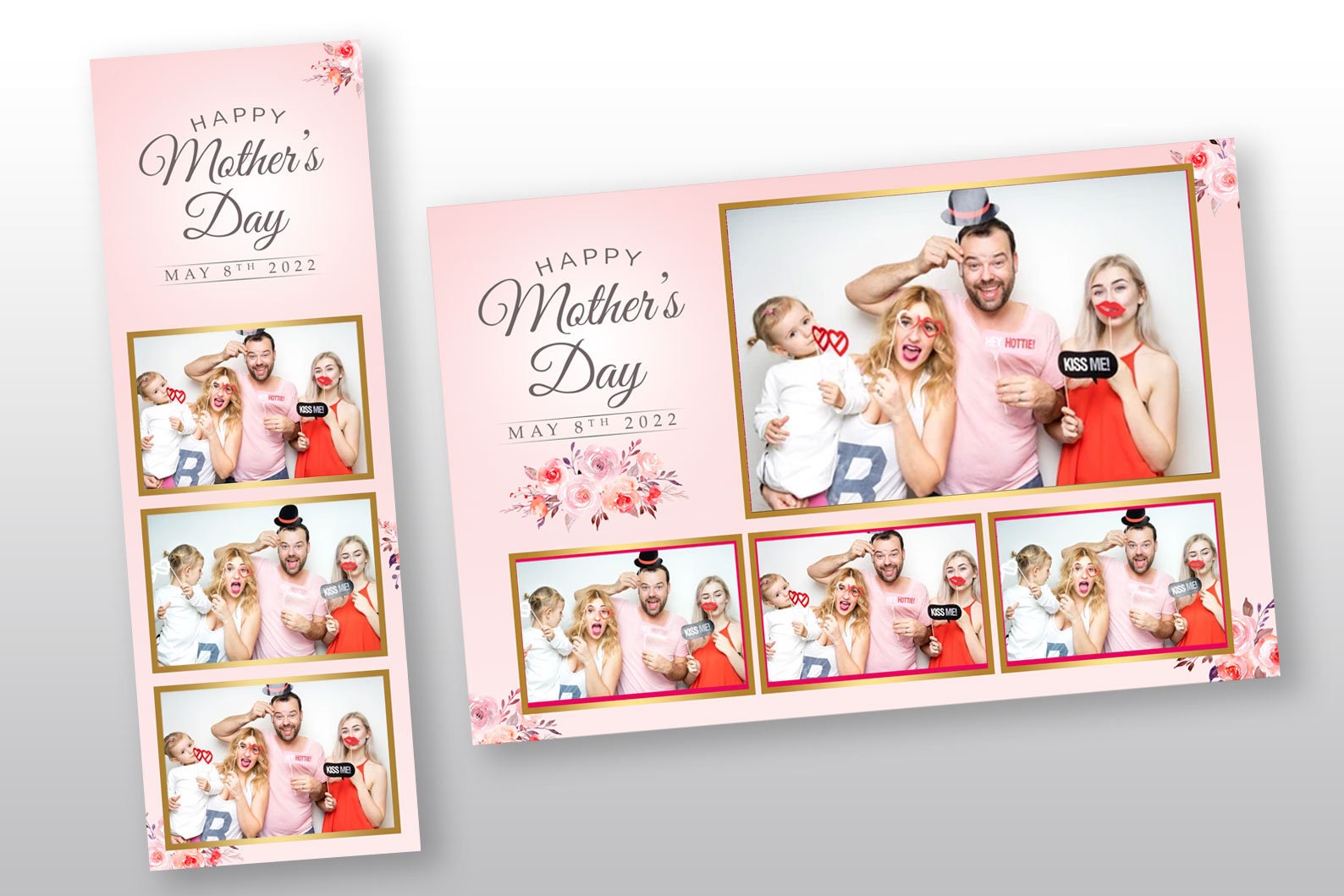 Mother's Day Photo Booth Template PSD, PNG, Easy 100% Editable Files ...