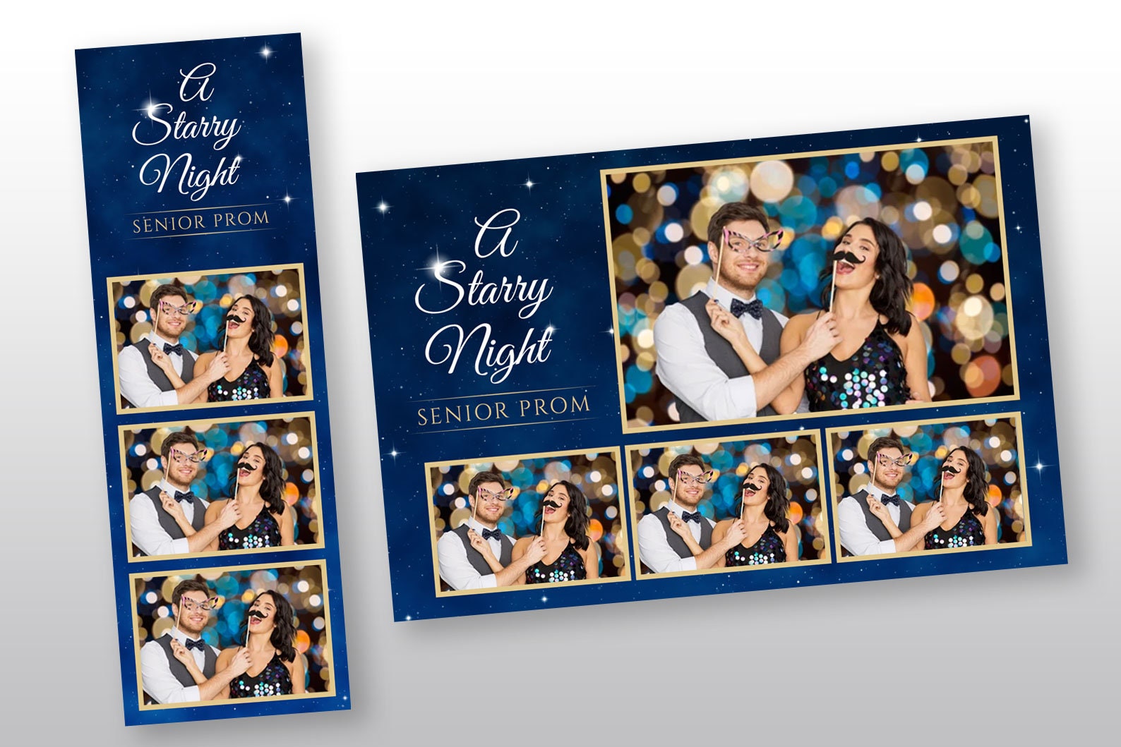 A Starry Night PROM Photo Booth Template PSD PNG Easy 100% | Etsy