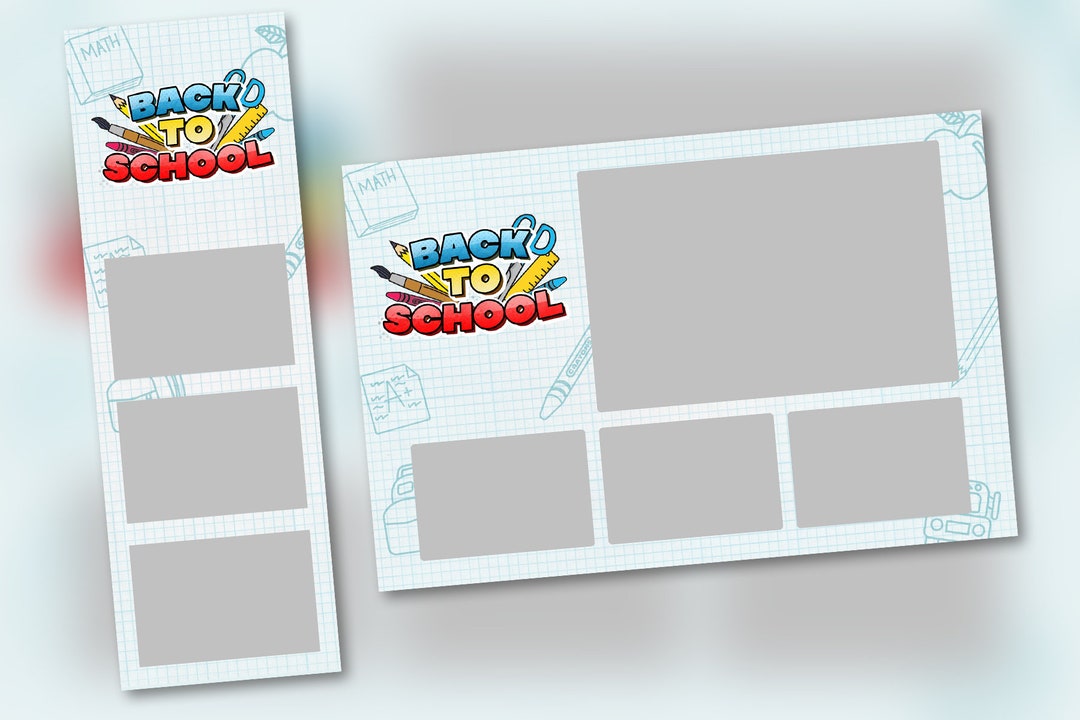 Back to School Photo Booth Template PSD, PNG, Easy 100% Editable Files ...