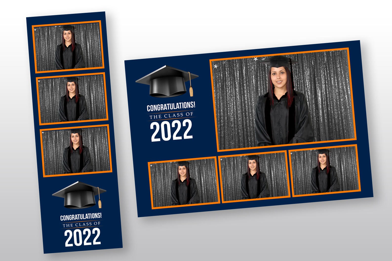 Graduation Photo Booth Template CSF Titians PSD PNG Easy | Etsy