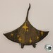 Starry Manta Ray Figurine, Space and Ocean Inspired Handmade Sculpture ...