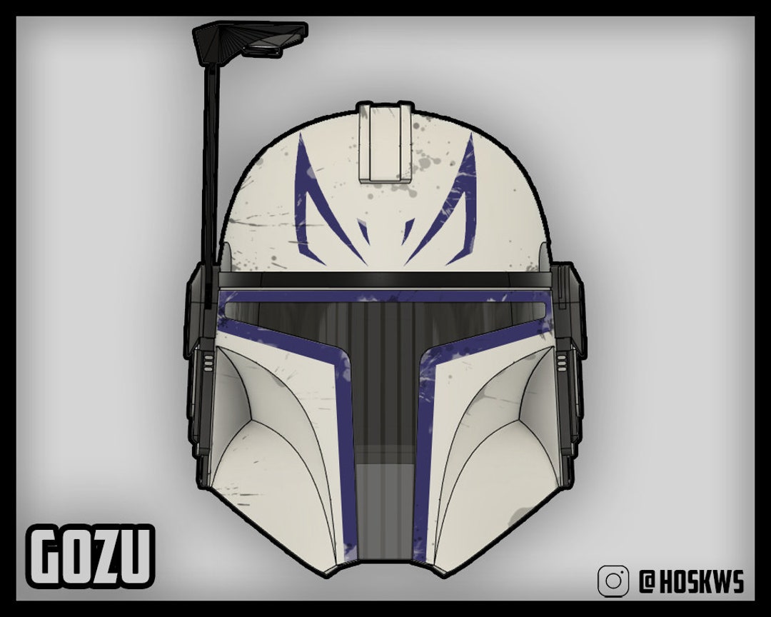 Gozu Mandalorian Custom Helmet - Etsy