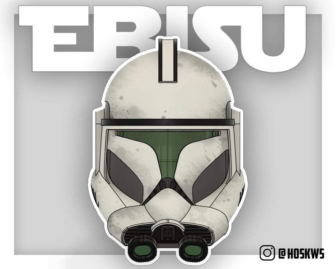 Ebisu Custom Star Wars Helmet Clone Tank Trooper - Etsy