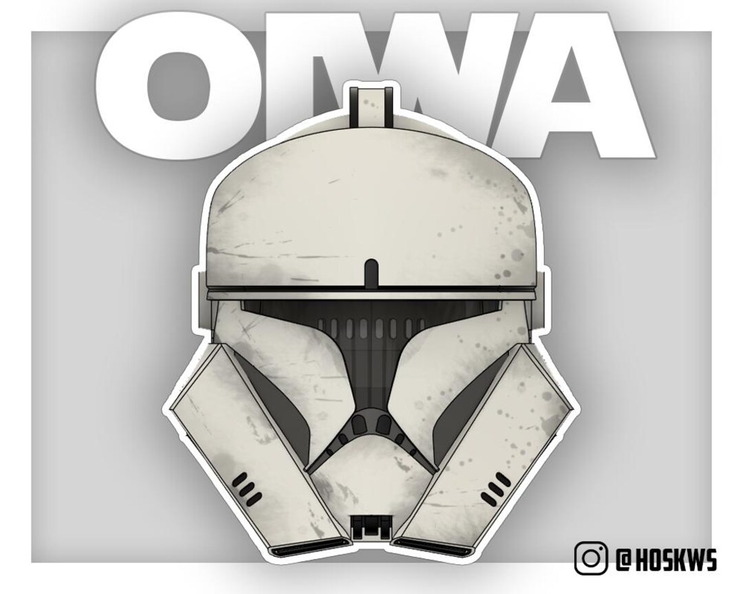 Oiwa Custom Star Wars Helmet Clone Tank Trooper - Etsy