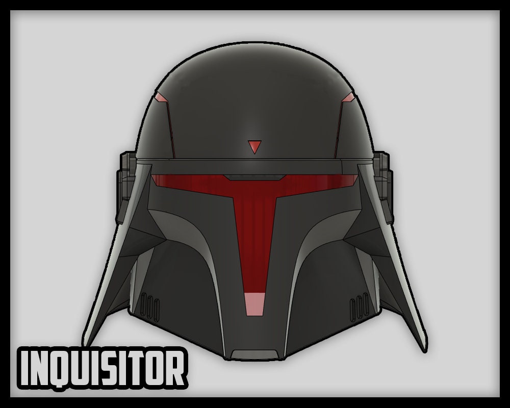 Mandalorian Inquisitor Custom Helmet 3d Print - Etsy