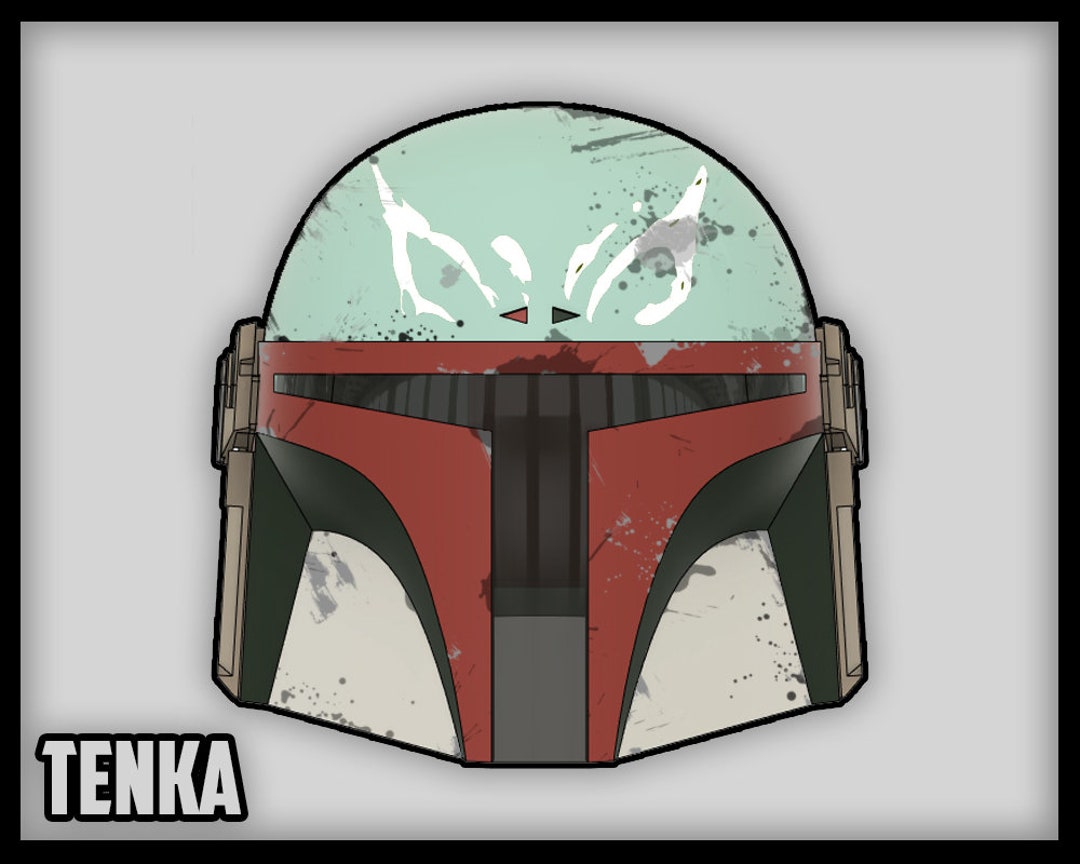 Tenka Custom Mandalorian Helmet - Etsy