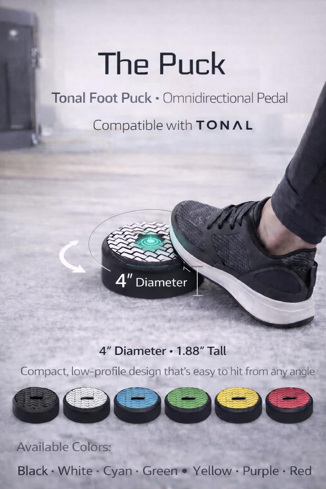 Tonal Foot Puck Omni-directional Pedal to Activate Tonal - Etsy