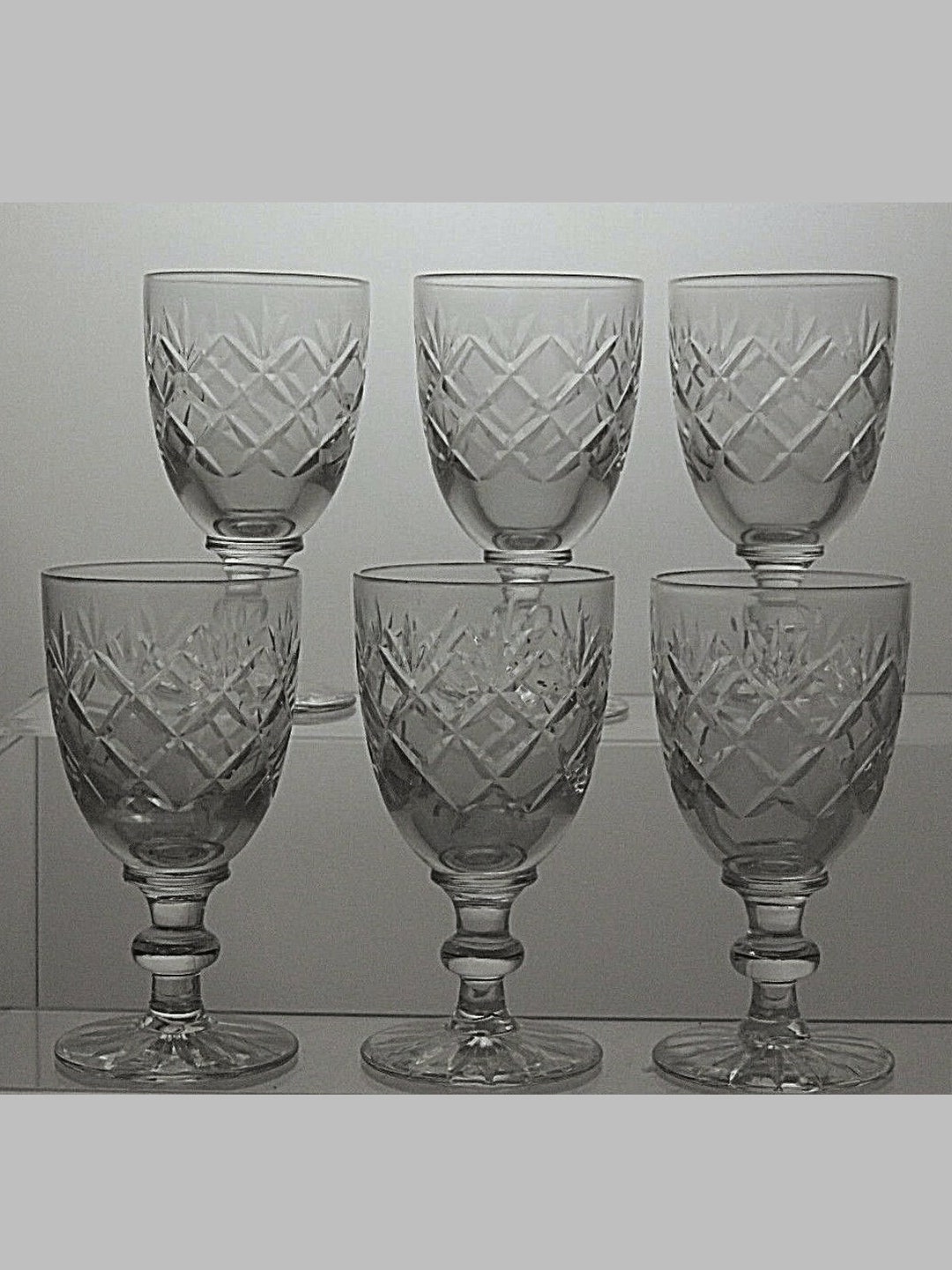 Webb Corbett Crystal Cut Set of 6 Sherry Glasses 3 3/4 - Etsy