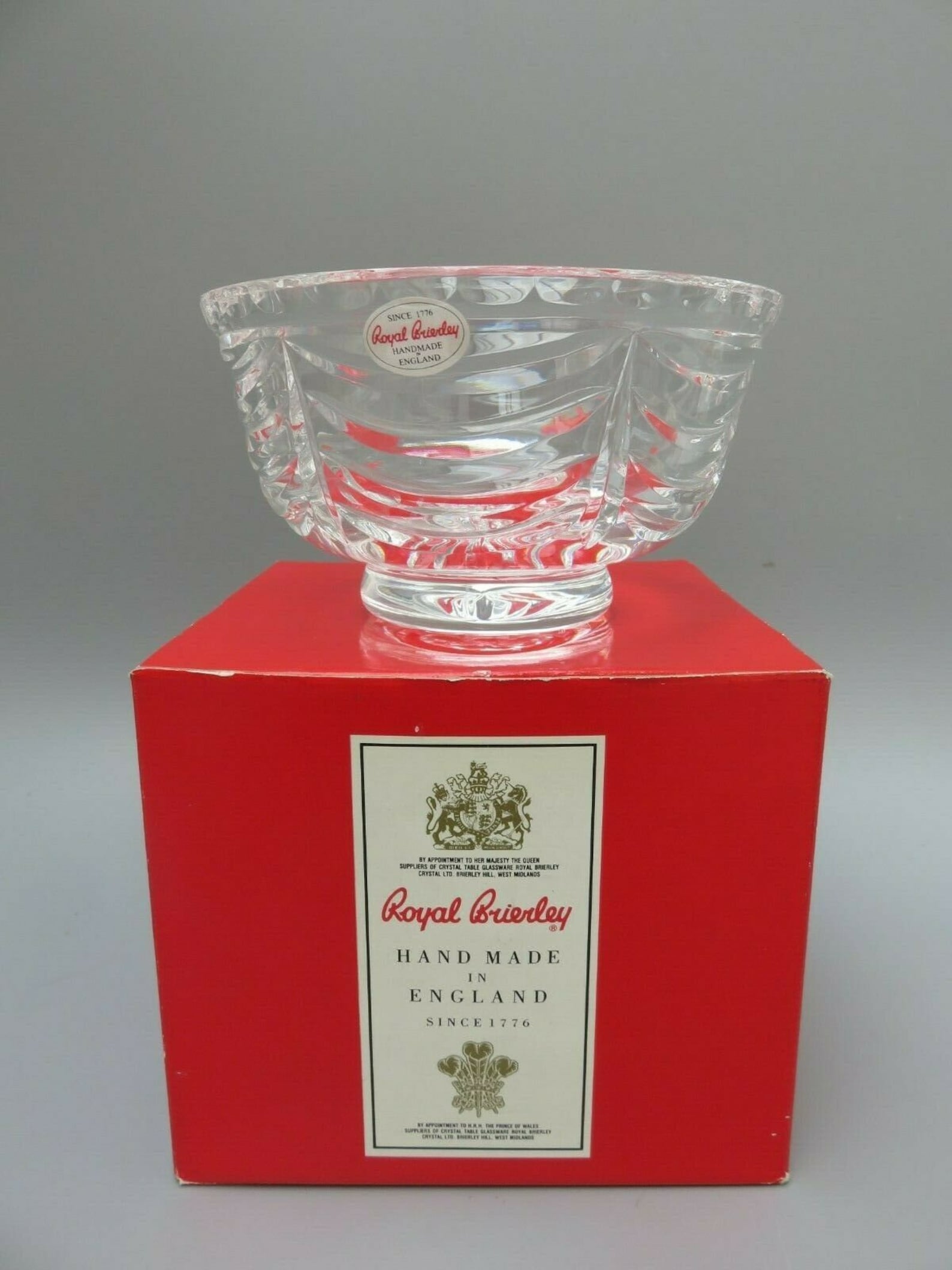 Royal Brierley Crystal RBR9 Cut Glass Bowl 3 - Etsy España