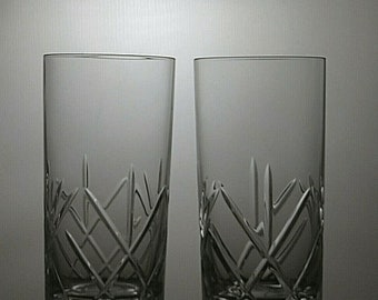 Lead Crystal Highball Glass - Etsy