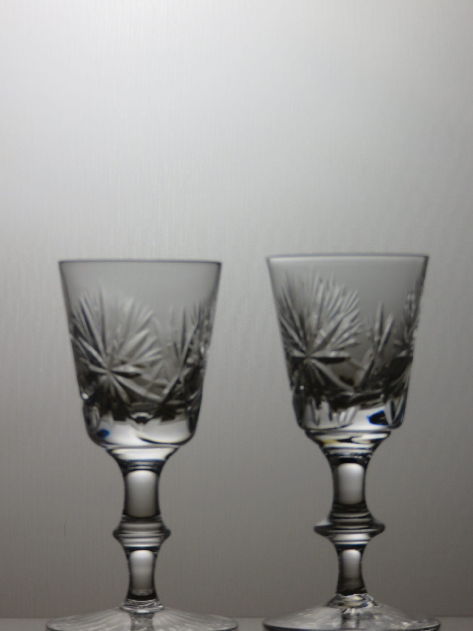 Edinburgh Crystal star of Edinburgh Cut Set of 2 Liqueur Glasses 4 1/8 ...
