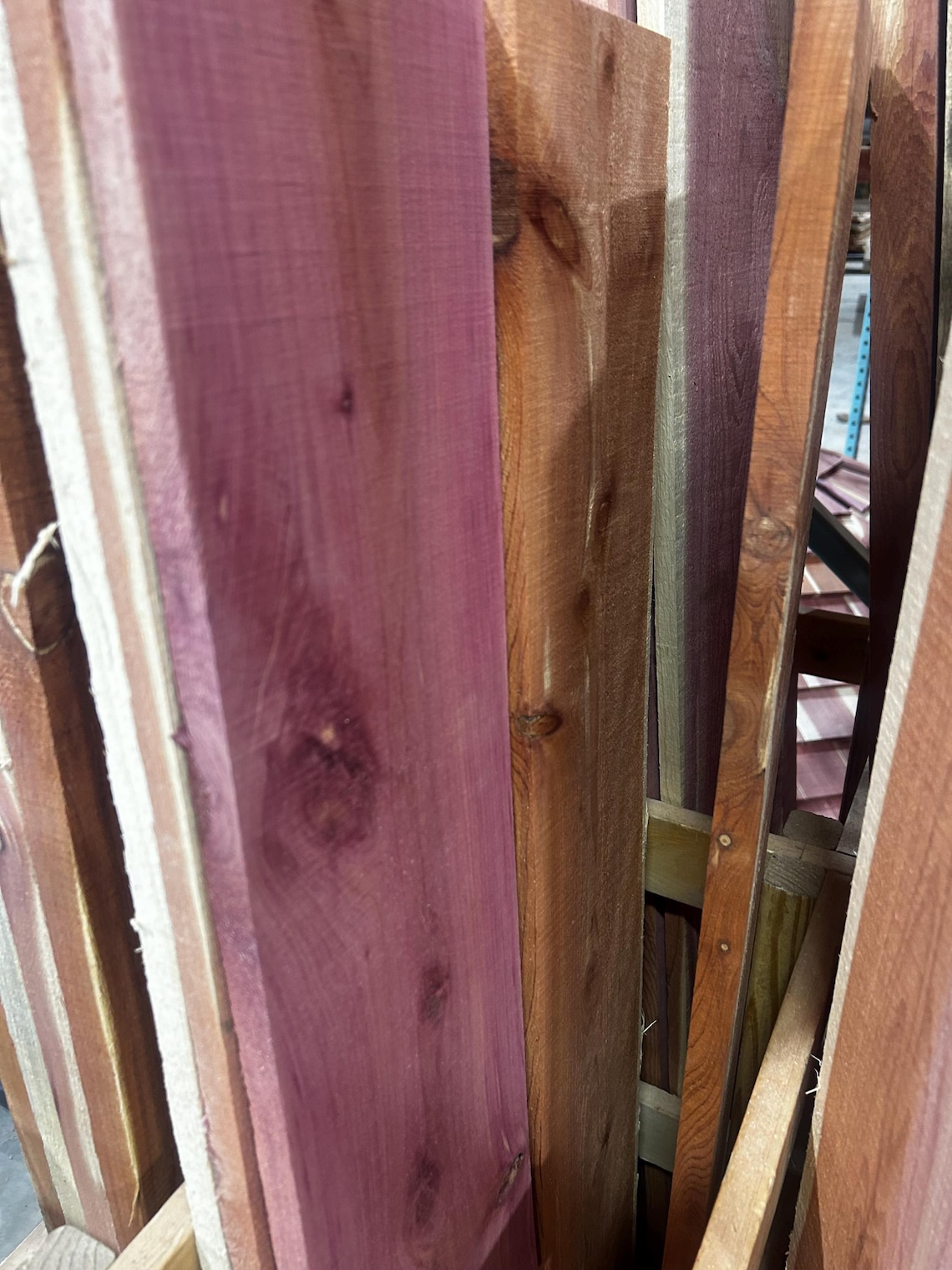 Aromatic Eastern Red Cedar Lumber: Rustic Rough Cut Wood (pack of 5) - Etsy