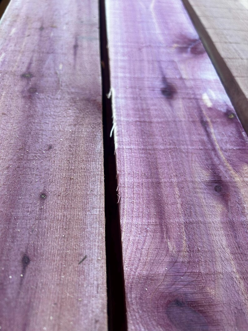 1/2" X 6" Aromatic Eastern Red Cedar Project Planks - 10 Pack - Etsy