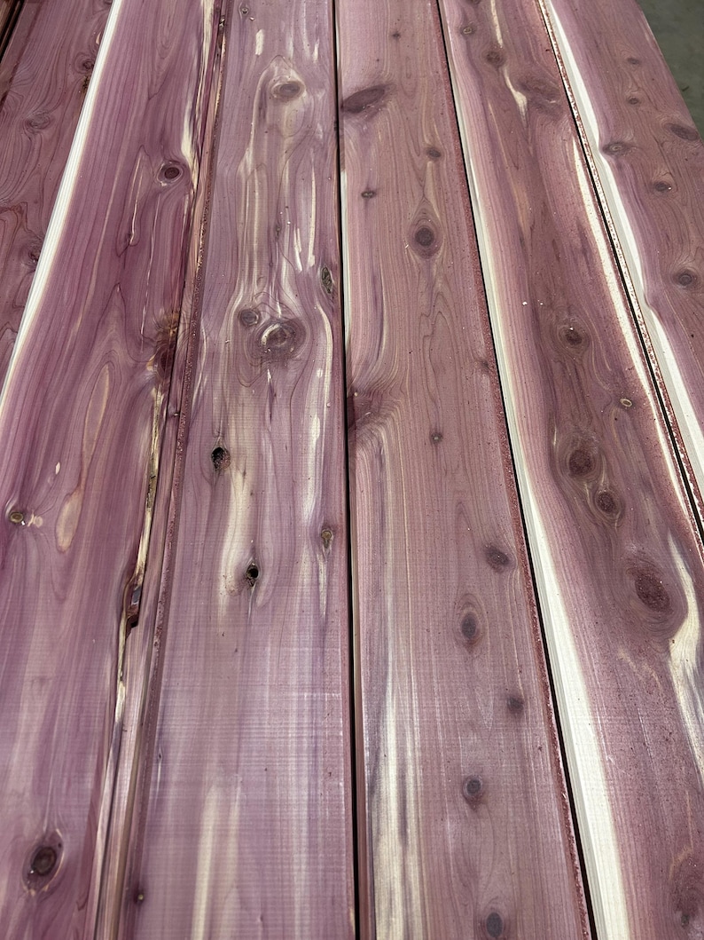 Kiln-dried Aromatic Eastern Red Cedar Tongue & Groove – Ideal for Cedar ...