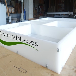 HDPE Mold for Epoxy Resin Projects. Multi Purpose Inserts. 100cm X 60cm ...
