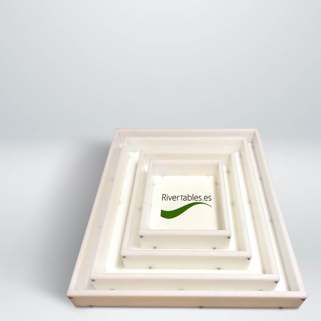 HDPE Mold for Epoxy Resin. Re-useable. Complete Set - Etsy