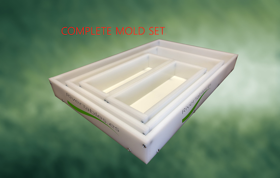 HDPE Mold for Epoxy Resin. Re-useable. Complete Set - Etsy