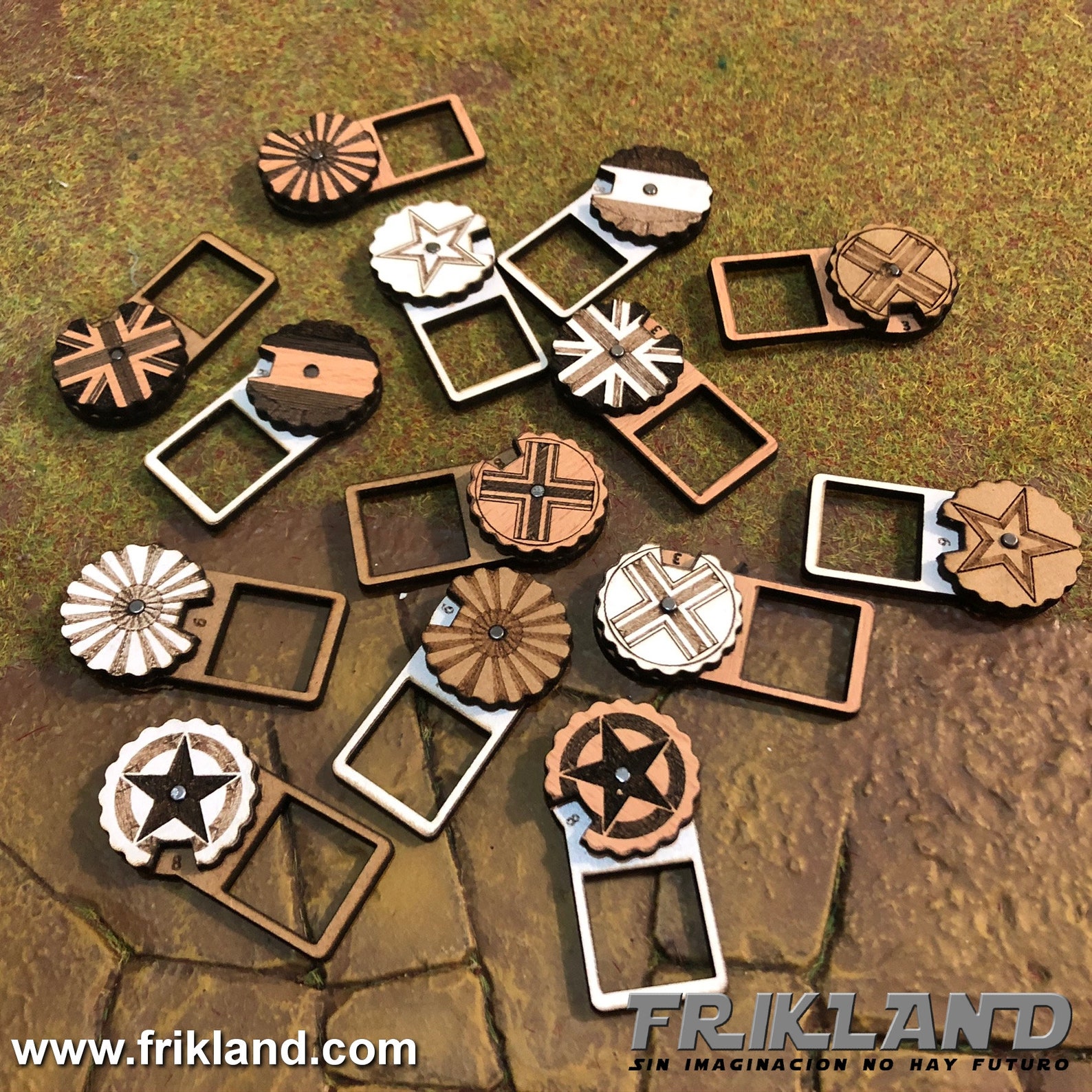 Warlord's Bolt Action Pin Markers 12x | Etsy