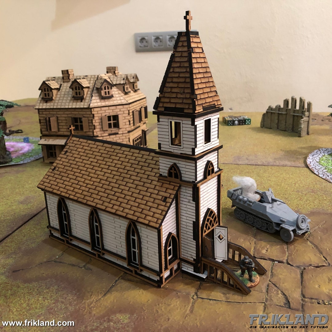 Wooden Church / Bolt Action / 28mm Scale - Etsy New Zealand
