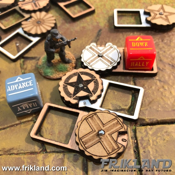 Warlord's Bolt Action Pin Markers 12x | Etsy