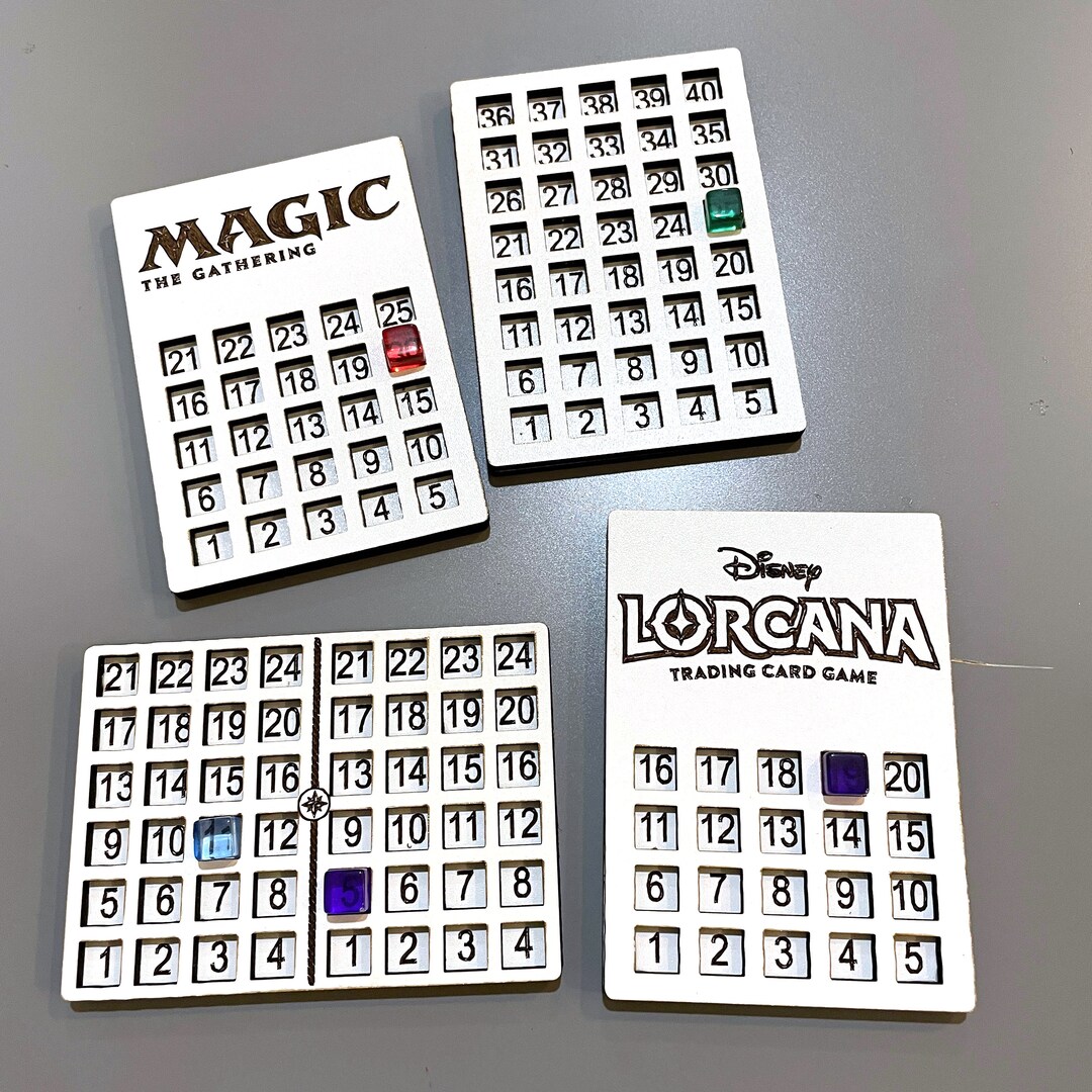 Life Counter Card Size - Etsy