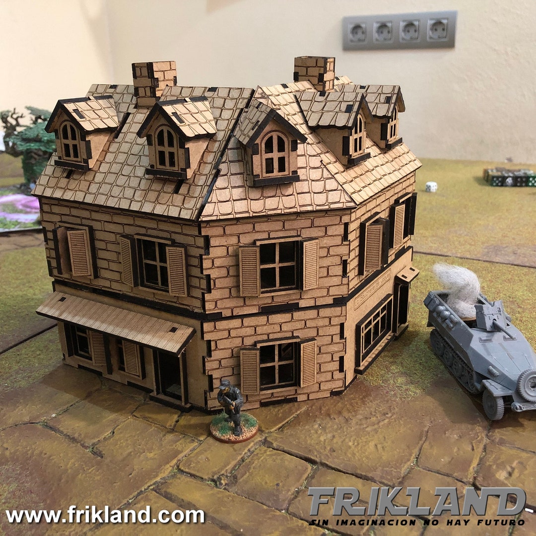Normandy Corner House / Bolt Action / 28mm Scale - Etsy UK