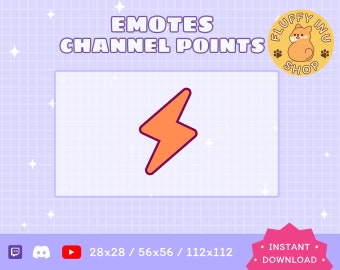 Twitch Flash Emote / Kawaii / Streamer / Streamer Graphics | Etsy