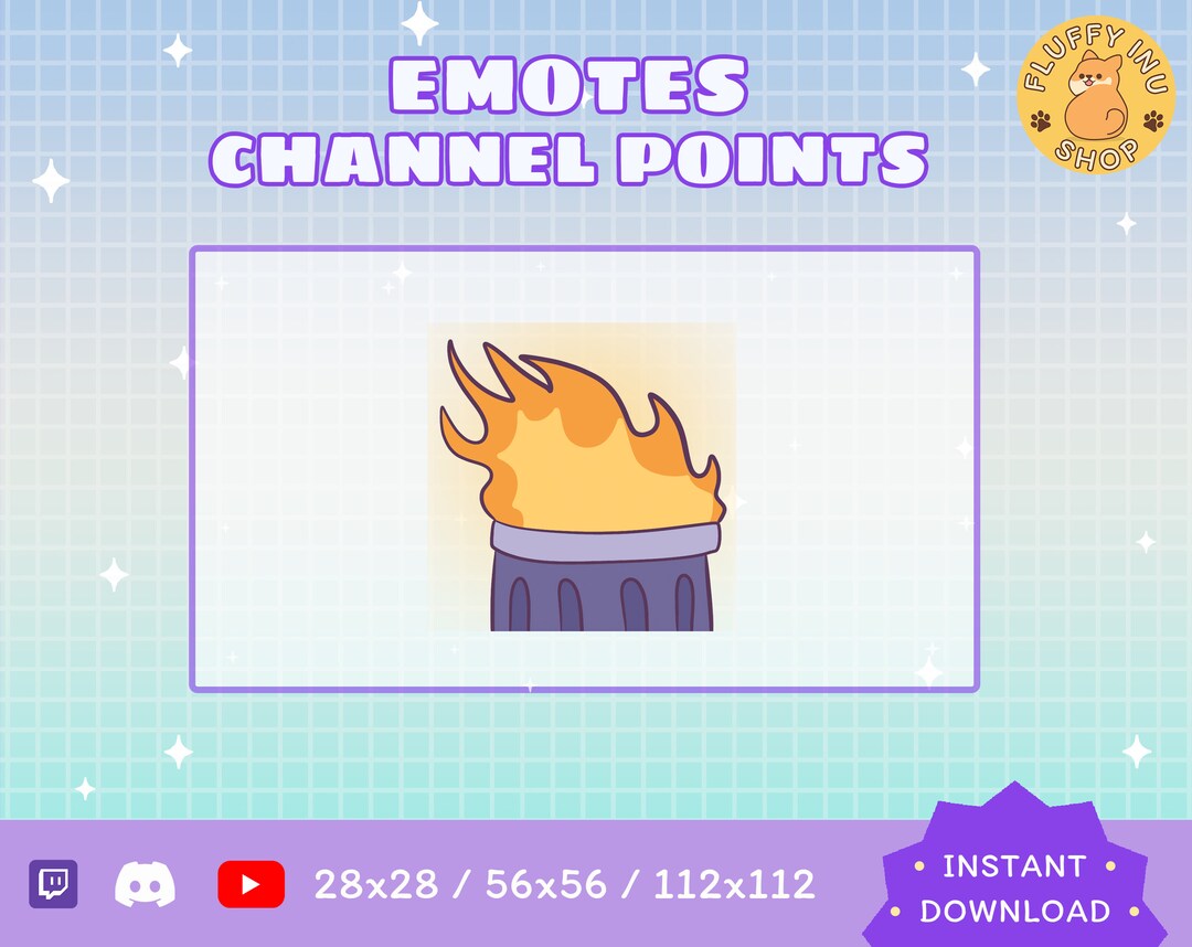 Garbage Can Twitch Emote / Twitch Emote / Kawaii / Streamer / Streamer ...